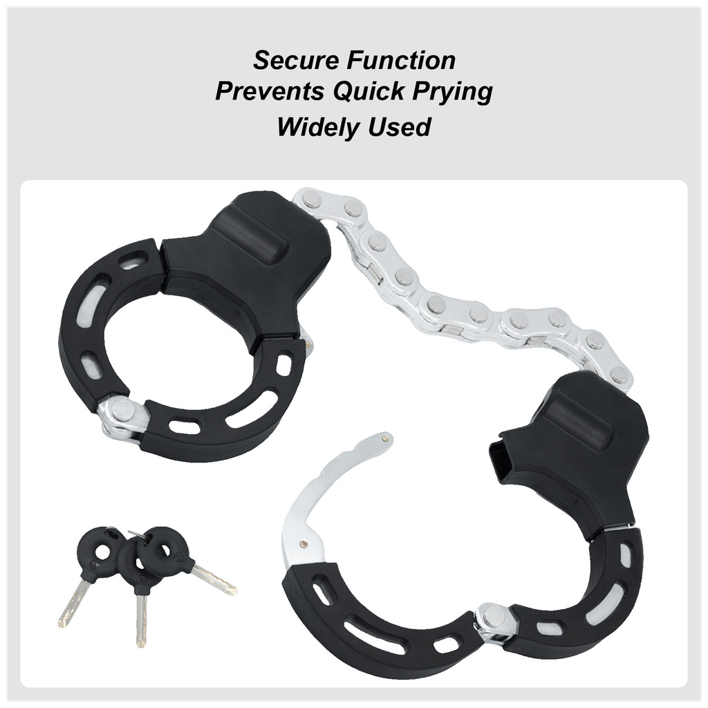 ล็อคสกู๊ตเตอร์ไฟฟ้า Anti Theft Handcuff จักรยานล็อครถจักรยานยนต์ป้องกัน ...