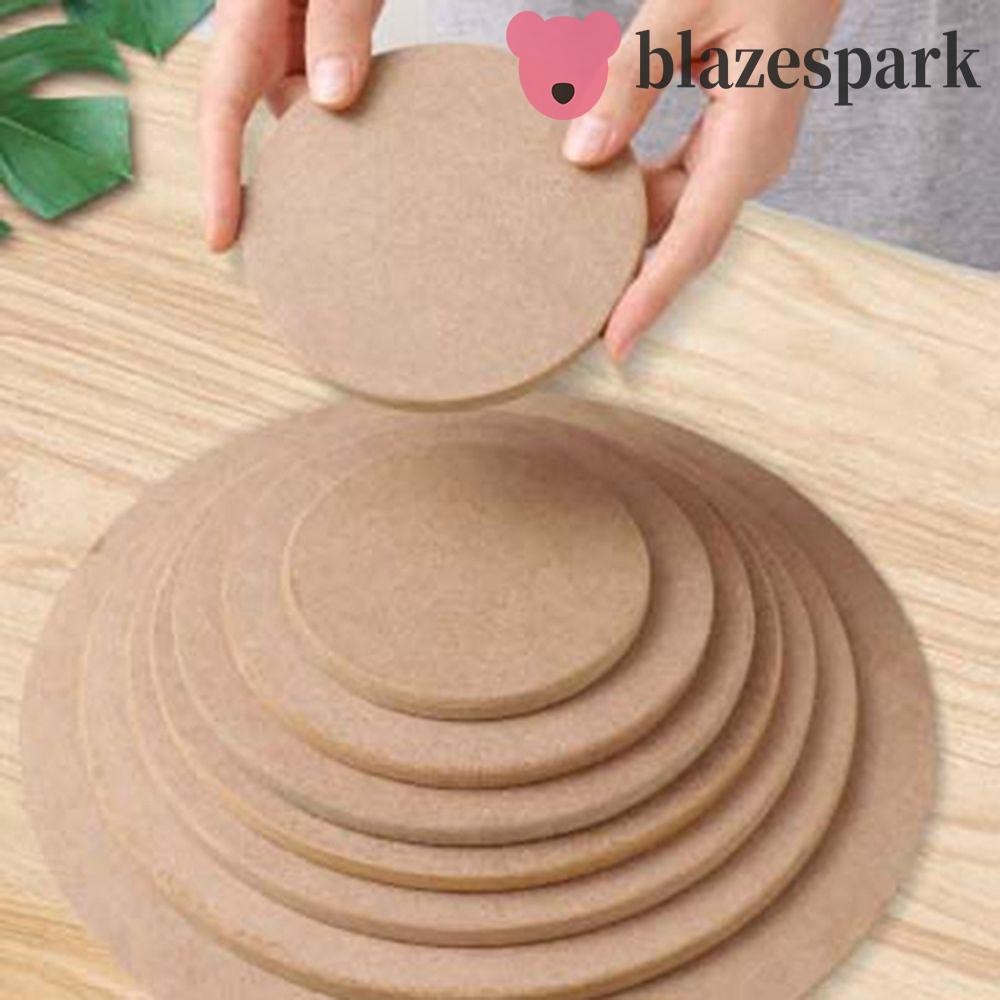 BLAZESPARK กระดานความหนาแน่น ไม้วงกลม แผ่นวาดภาพไฟเบอร์ แผ่นบีบอัด อุปกรณ์ DIY แผ่นอบแห้งเซรามิก ...