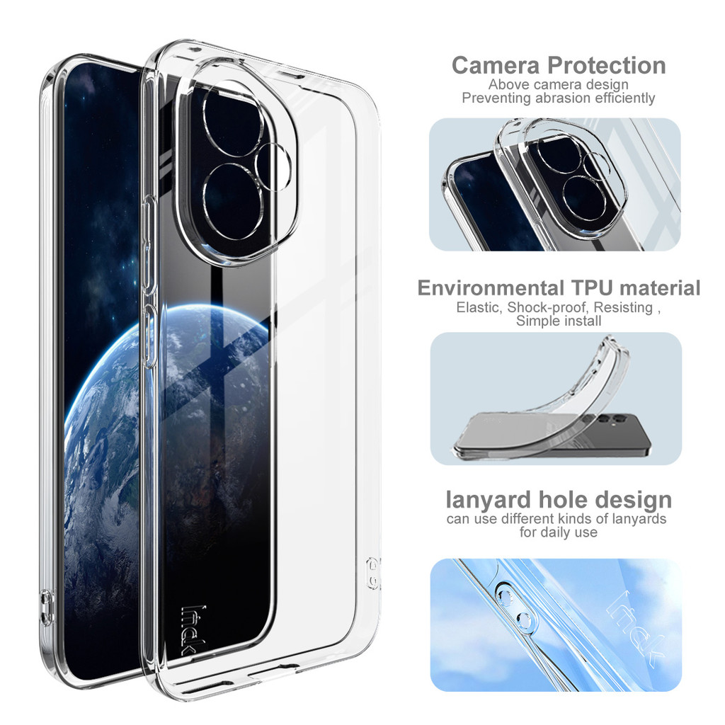 Original Imak Casing Honor 400 Pro / Honor400 5G เคสหลัง TPU นุ่มใส ...