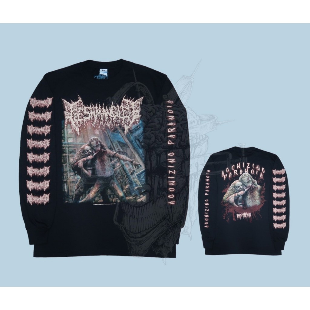 แขนยาวต้นฉบับ Fleshangled - Agonizing Paranoia | Shopee Thailand