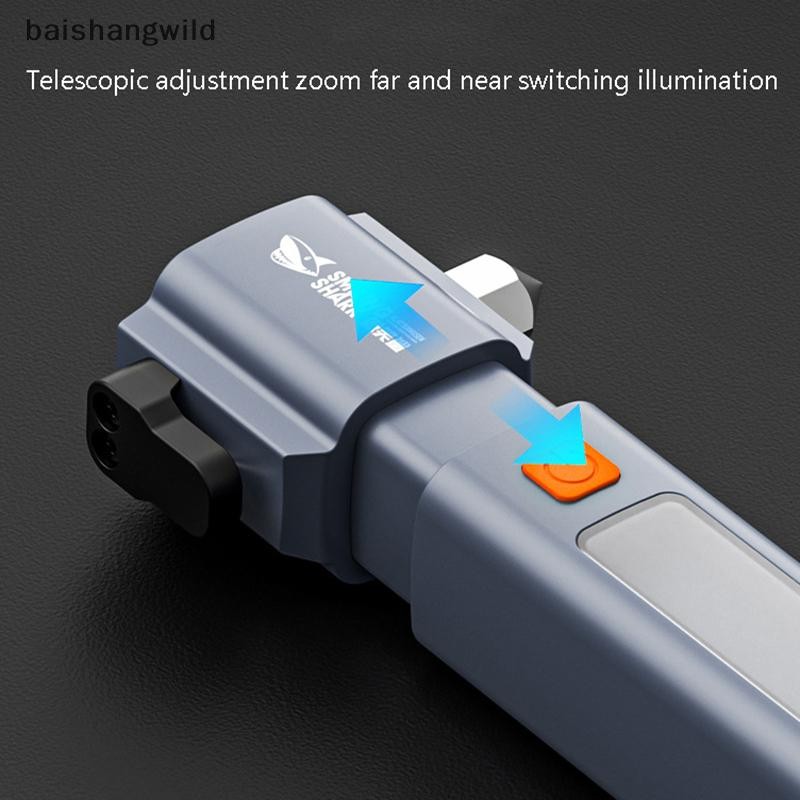 Bwth Strong Lighting ABS Flashlamp USB ชาร์จแบบพกพากลางแจ้งไฟฉายขนาดเล็ก Camping แขวนโคมไฟ ...