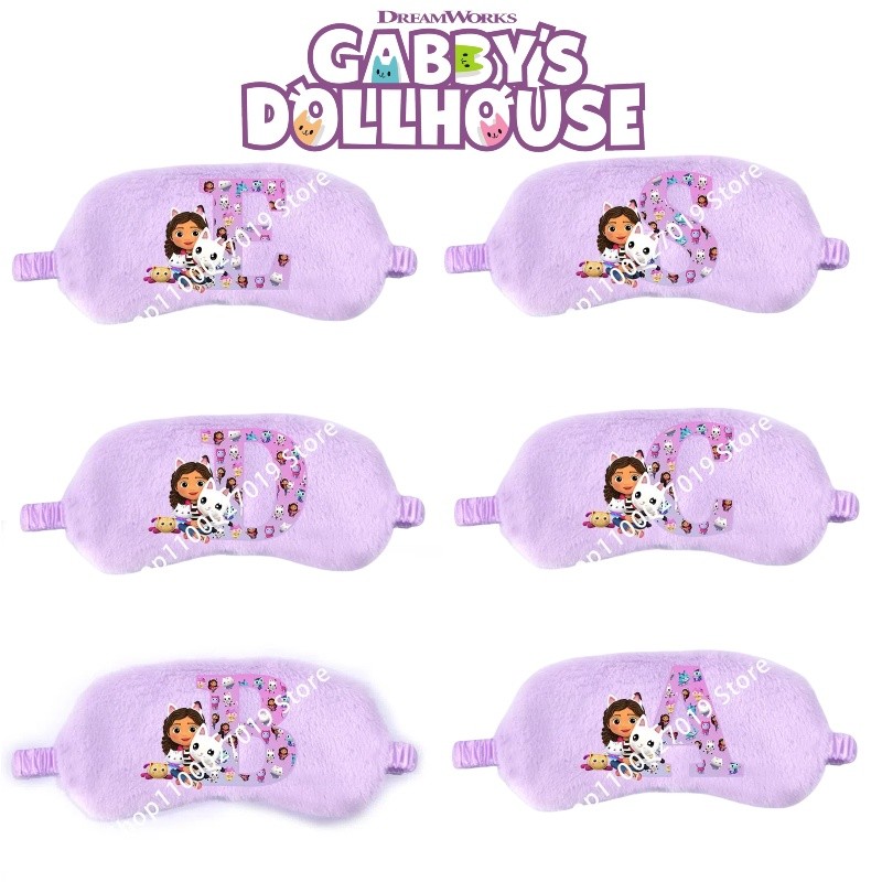 Gabby Dollhouses Sleep Custom AZ Letter Eye Mask Travel ผ่อนคลายเด็ก ...