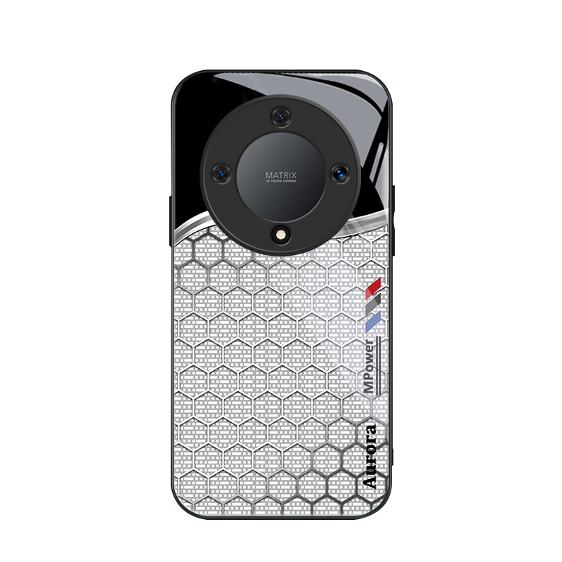 สําหรับ Huawei Honor Magic 6 Lite & Honor X9b 5G , ตารางรังผึ้งสีเงิน ...