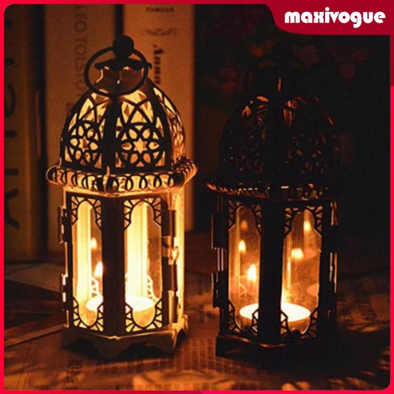 [สูงสุด] เชิงเทียนทีไลท์แก้วเหล็กดัดโคมไฟบาร์แขวนเครื่องประดับตกแต่ง ...