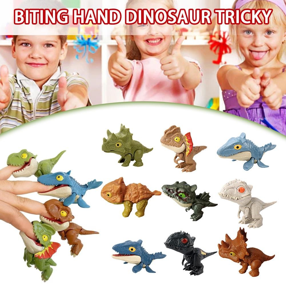 ของเล่นไดโนเสาร์คลายเครียดความวิตกกังวลบรรเทากัดไดโนเสาร์ Tricky Hand ...