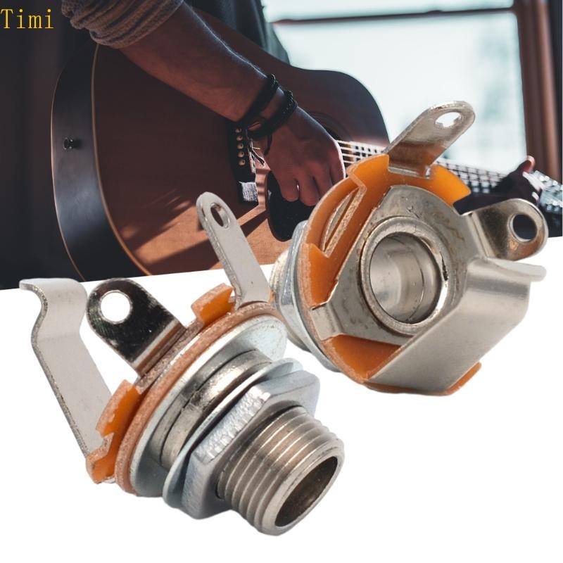 Timi Guitar Mono Input หรือ Output Jacks Socket 6 35mm อุปกรณ์เครื่อง ...