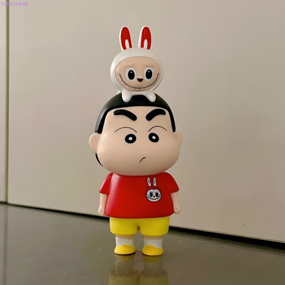 TMZ14968 Labubu Crayon Shin-Chan รูป, PVC ตุ๊กตารูปปั้น Crayon Shin ...