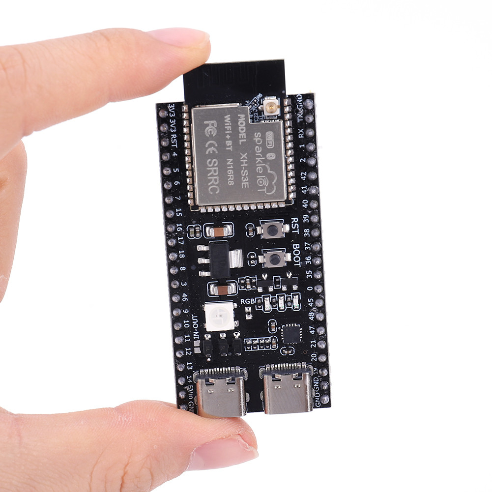 ESP32-S3 N16R8 N8R2 Dual Type-C Development Board 2.4G Wifi โมดูลสําหรับ Arduino | Shopee Thailand