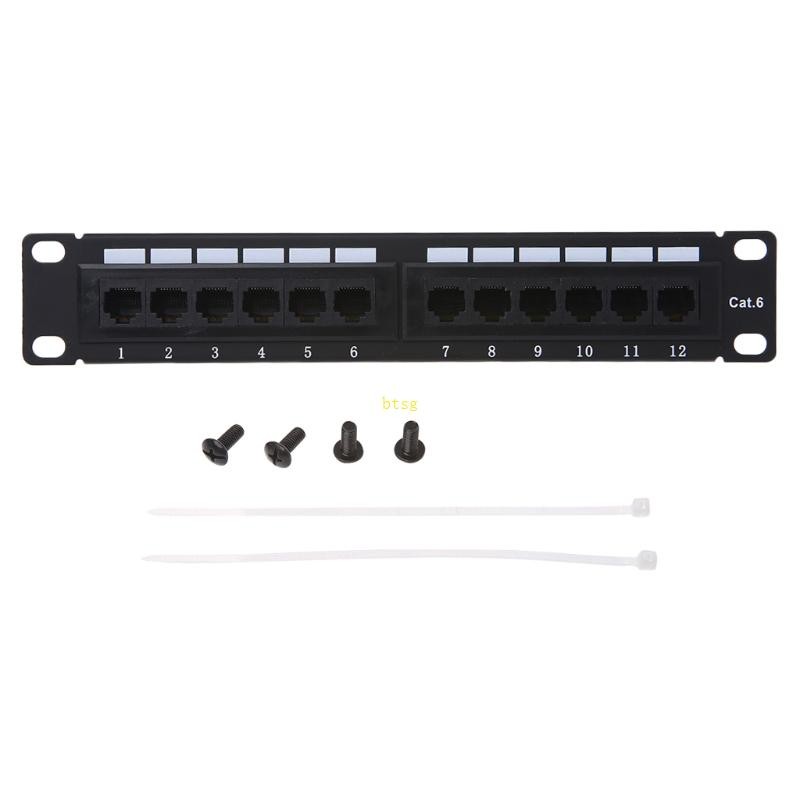 Btsg CAT6 Patch Panel Wall-Mount และ Rack Mount RJ45 Networking Patch ...