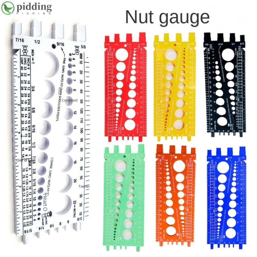 PIDDING เกจวัดดอกสว่าน, เกจวัดคาลิปเปอร์สะดวกพลาสติก, เทียบเท่าการวัด ...