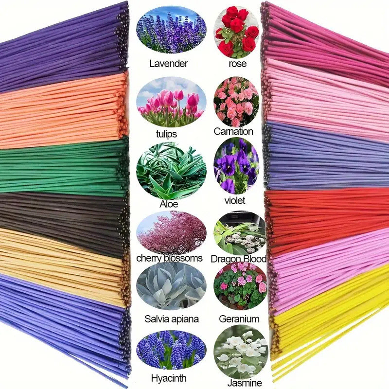 140 Sticks Aromatherapy Sticks Cross-Border ครัวเรือนไม้ไผ่ Sticks ธูป ...