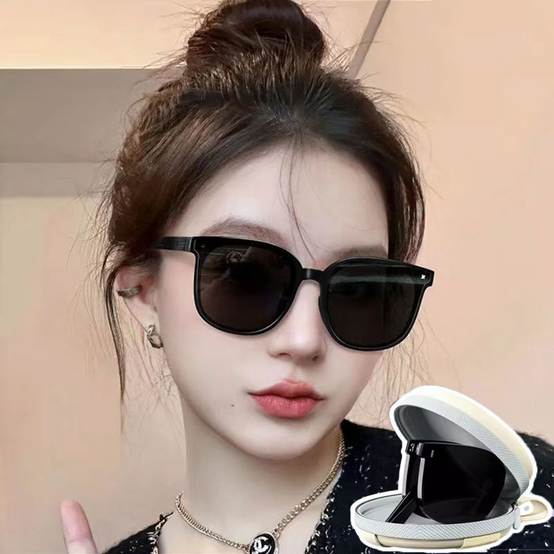 YS Tool แว่นกันแดดพับได้ แฟชั่นแว่นกันแดดกรอบใหญ่ UV400 ป้องกันแว่นกันแดดโพลาไรซ์แว่นตาป้องกัน ...