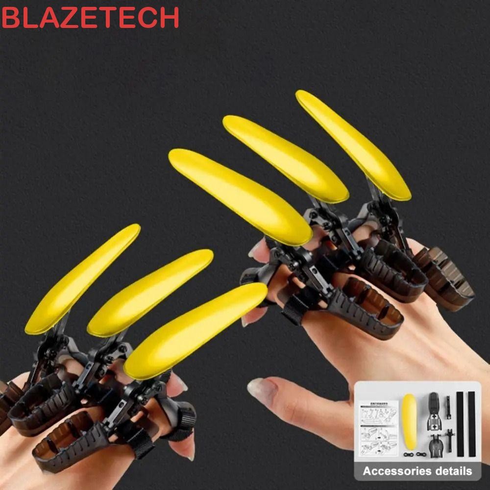 BLAZETECH 3 ชิ้นเรืองแสงกรงเล็บหมาป่า,โปร่งใส 3D Assembly Retractable ...