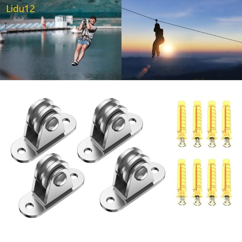 Lidu12 ขนาดเล็กรอกบล็อก Silents Pulley Block แบริ่งที่ถอดออกได้สําหรับ ...