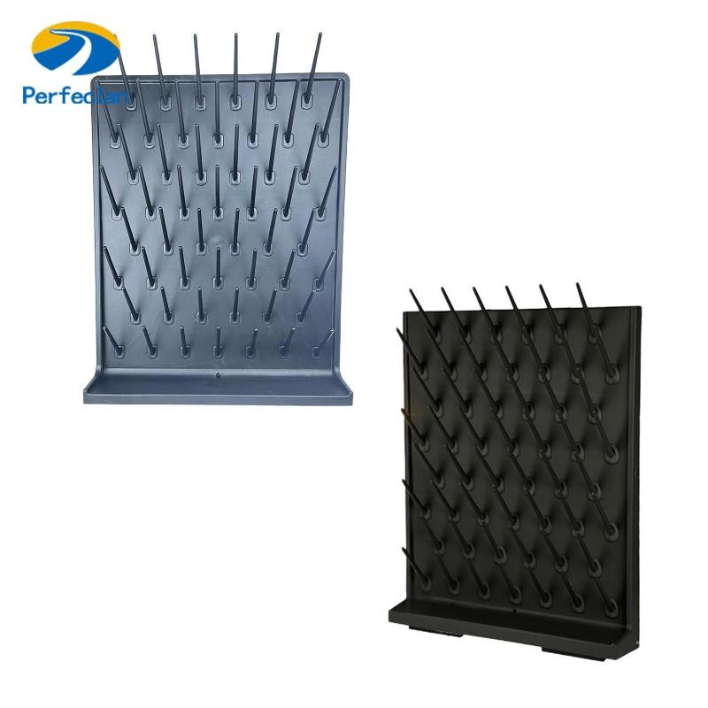 [Perfeclan] Lab Drying Rack Test Tube Dryer Pegboard Bench Top/Wall ...