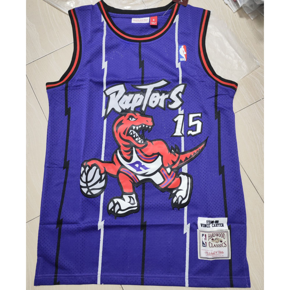 1998-99 NBA Men 's Toronto Raptors #15 Vince Carter เสื ้ อบาสเก ็ ตบอล ...