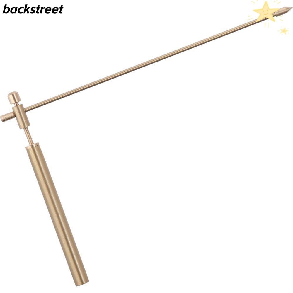 BACKSTAGEREET 2PCS แท่ง Dowsing, อุปกรณ์ล่าสัตว์ผีทองแดงบริสุทธิ์ ...