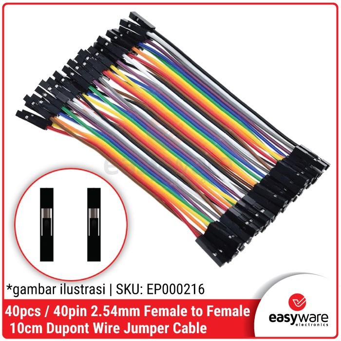 PART & TOOL 10cm Arduino Dupont Cable Jumper Cables 10cm บรรจุ 40pcs 2 ...