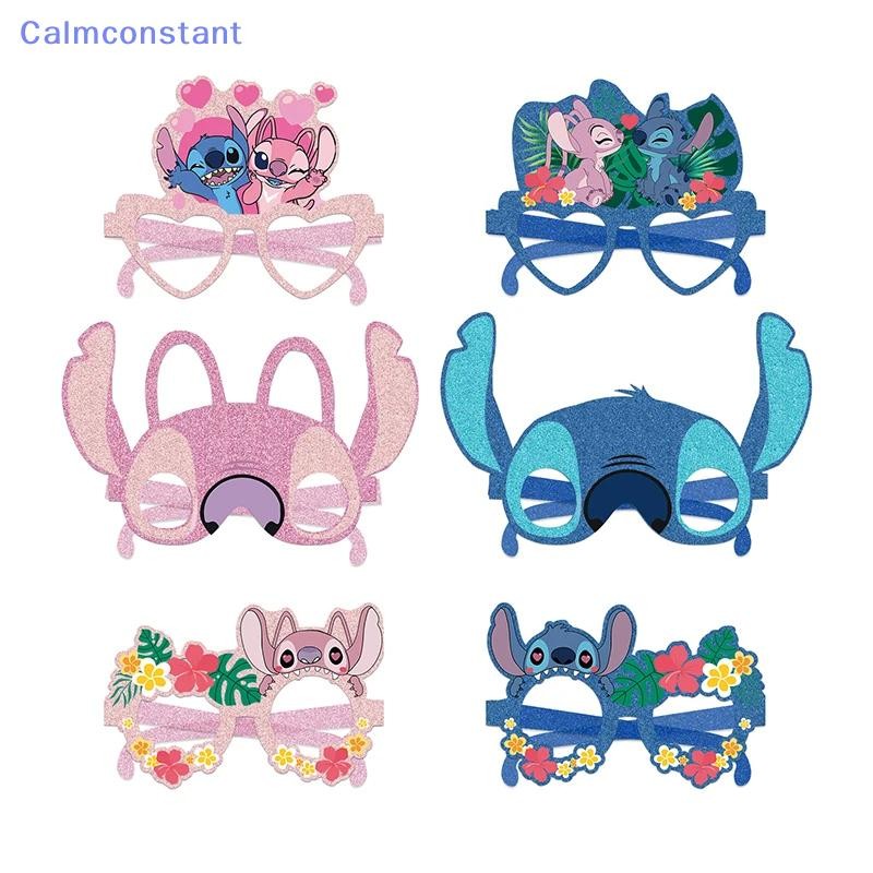 Ca> 12 ชิ้น Disney Lilo & Stitch Party ตกแต่งกระดาษแว่นตาหน้ากาก Photo ...