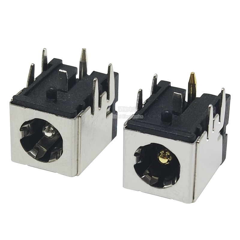 ซ็อกเก็ตโน้ตบุ๊กพาวเวอร์ซัพพลาย DC-007B พร้อมขายึดเปลือกทองแดงแกนพิน ...