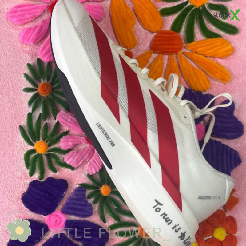 100% แท้ Adidas Adizero EVO SL ตาข่ายระบายอากาศช็อตการฝึกอบรมรองเท้า ...