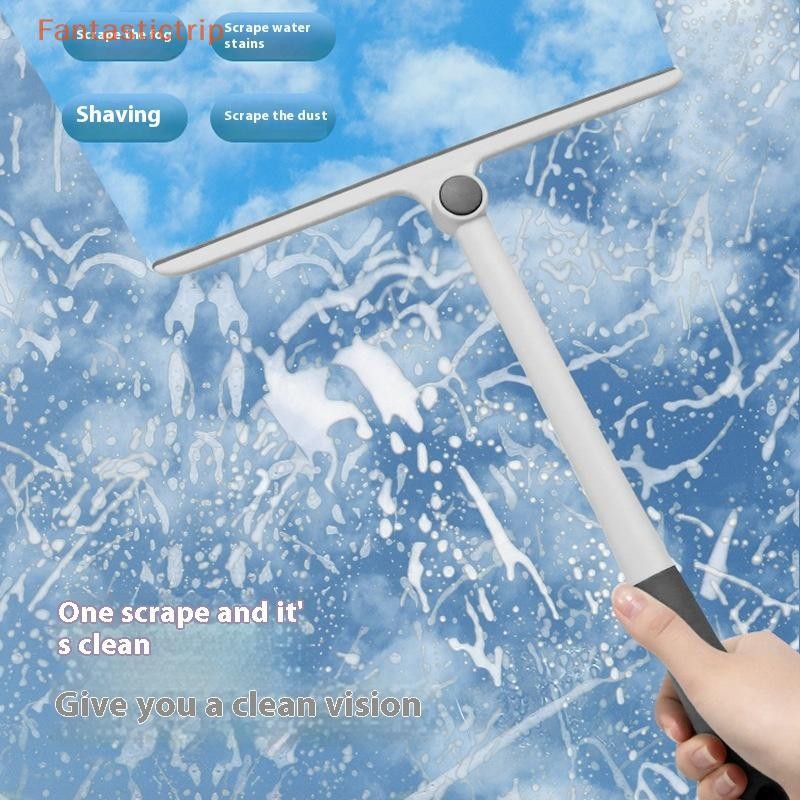 Fantastictrip 360 องศา Rotatable Shower Squeegee Glass Wiper Scraper ...