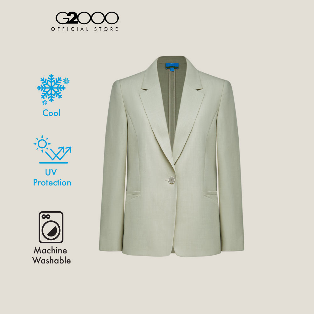 G2000 เสื้อสูทสำหรับผู้หญิง Relaxed Fit รุ่น 5121109552 GREEN | Shopee Thailand