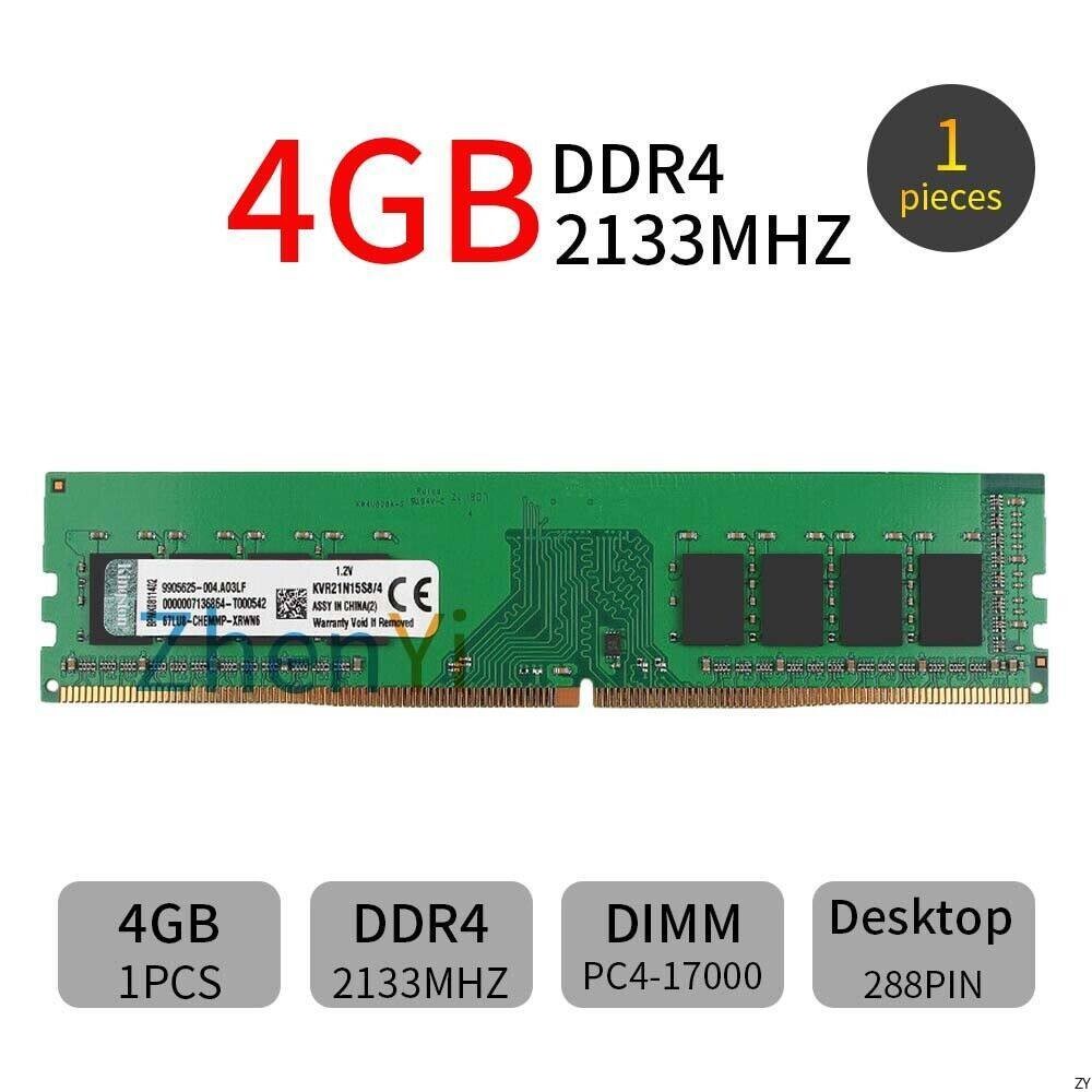 DDR4 2133MHz 4GB PC4-17000 KVR21N15S8/4 288Pin DIMM หน่วยความจํา ...