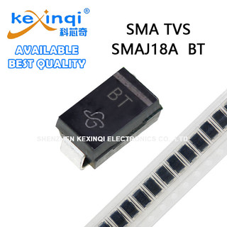 (20-100 ชิ้น) SMAJ18A BT SMA TVS Diode SMD ไดโอดสนับสนุนแรงดันไฟฟ้าทิศ ...
