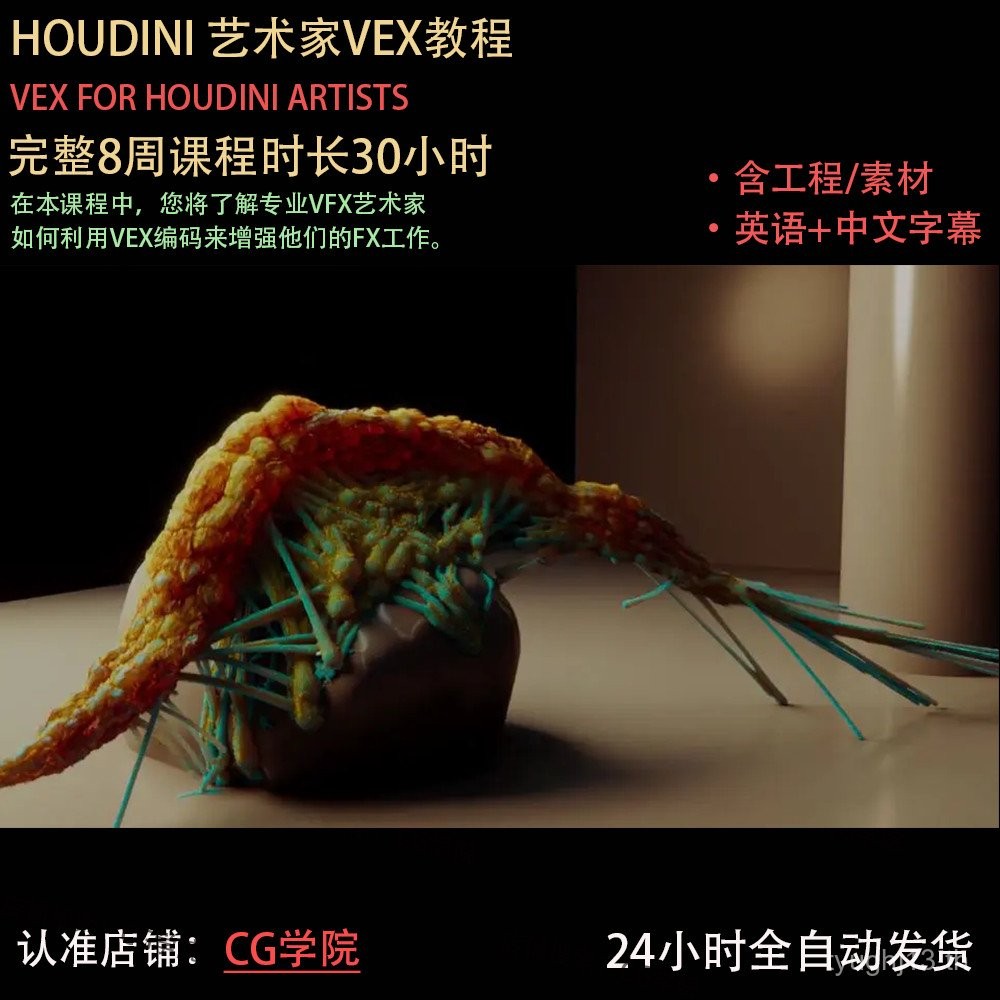 [ปรบมือ] HOUDINI VEX มาสเตอร์คลาส / รวมวัสดุโครงการ / ระยะเวลา 30 ชั่วโมง | Shopee Thailand