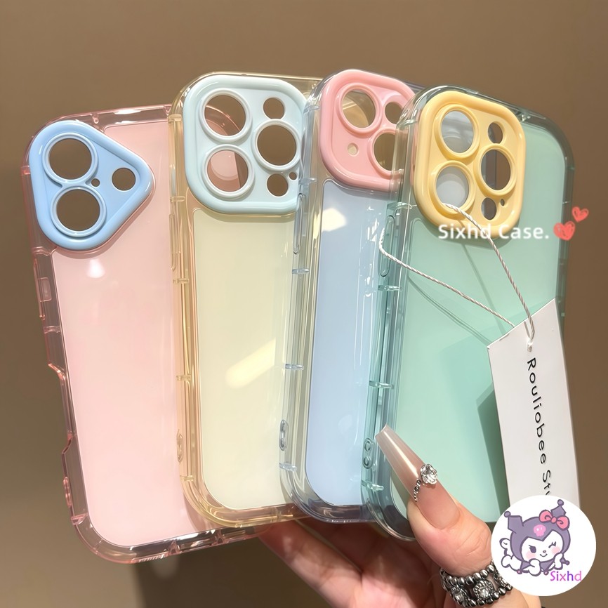 Simple Ins Jelly Cream Casing เข้ากันได้กับ IPhone 13 11 16 12 14 15 ...