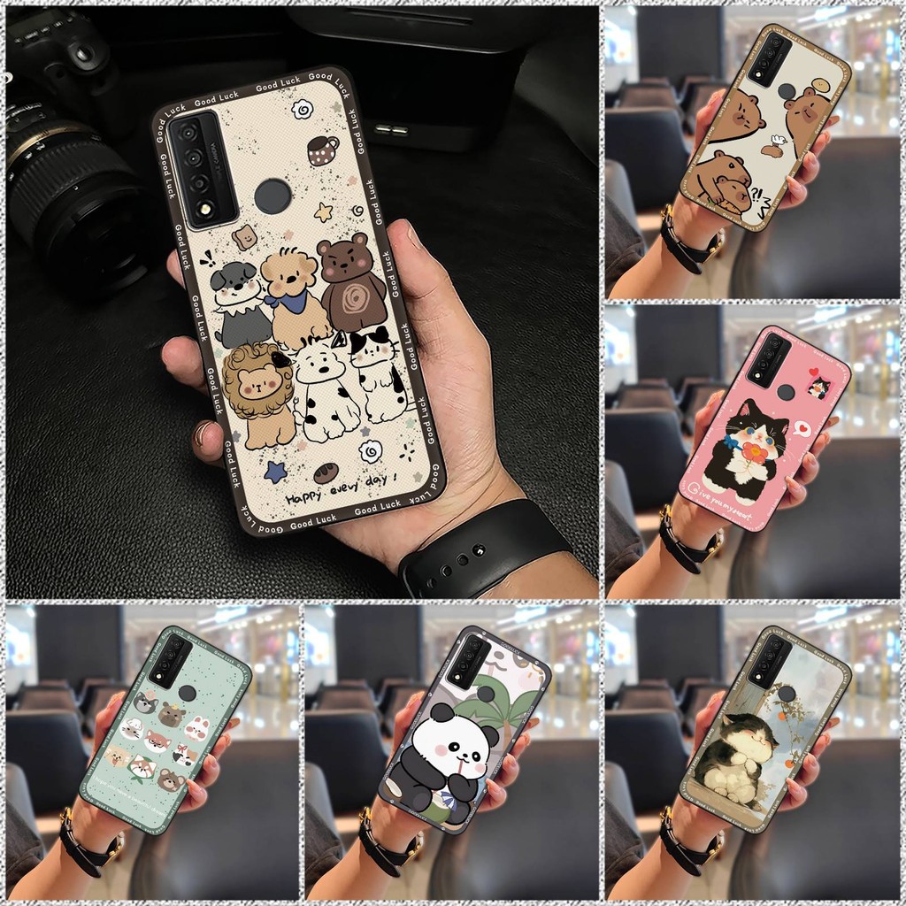 TCL ทนทานฝาหลังเคสโทรศัพท์สําหรับTCL 20R 5G/Bremen 5G/20AX 5G Soft case ...