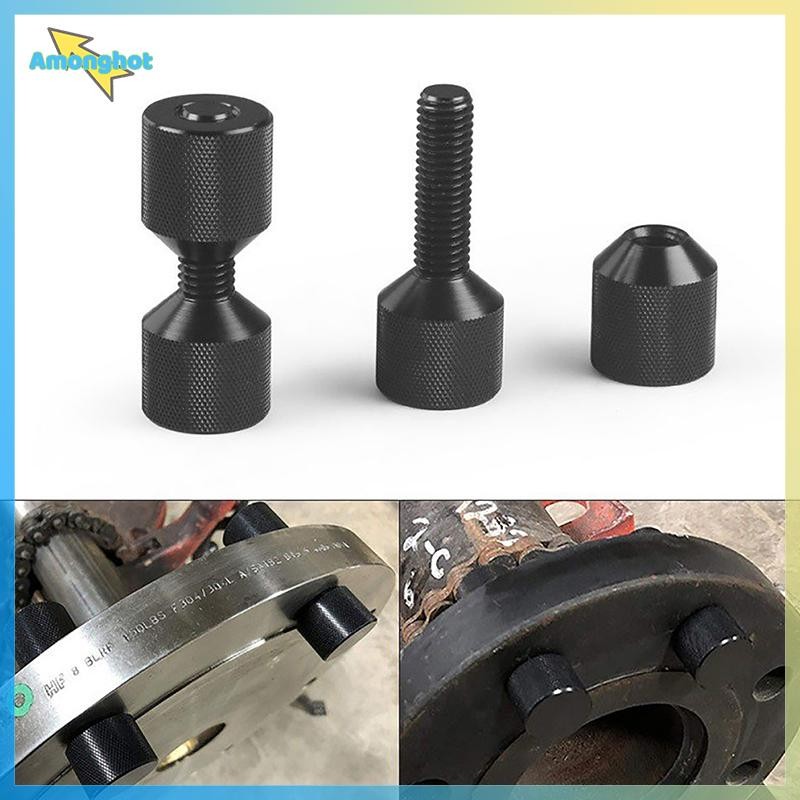 Amonghot> 2 ชิ้น Flange Alignment Pin ชุดเกลียว 2 หลุม Flange Alignment ...