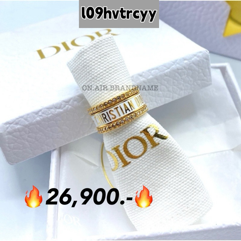 แหวนสุดฮิต New dior rings set ได้ 3 วงเลย | Shopee Thailand