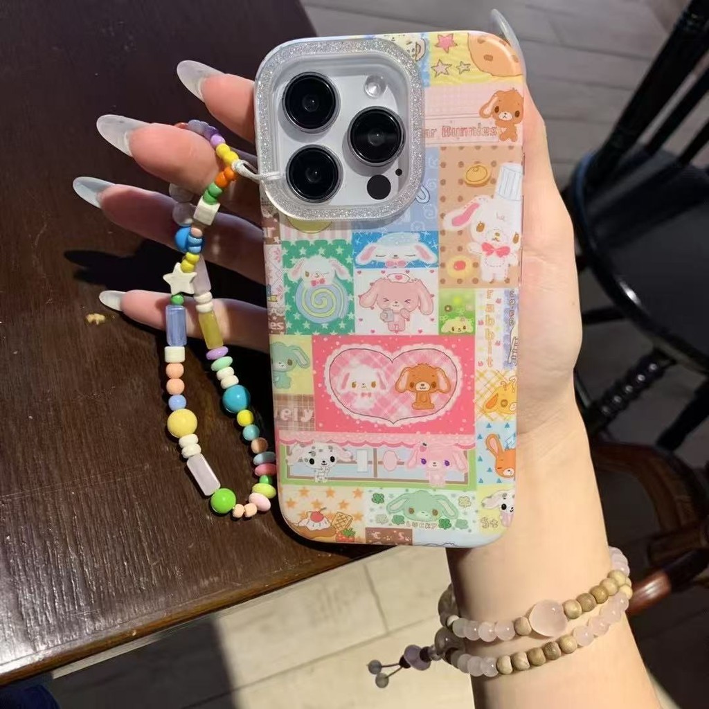 การ์ตูนแฟชั่นน่ารักกรณีโทรศัพท์สำหรับ iphone 15 14 13 16 pro max 14pro 13pro 16pro 15pro ...