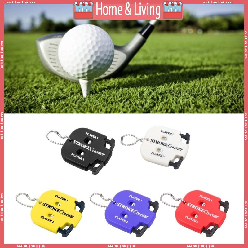 CI 2 Player Golf Strokes Counter พวงกุญแจ Scorekeeper | Shopee Thailand