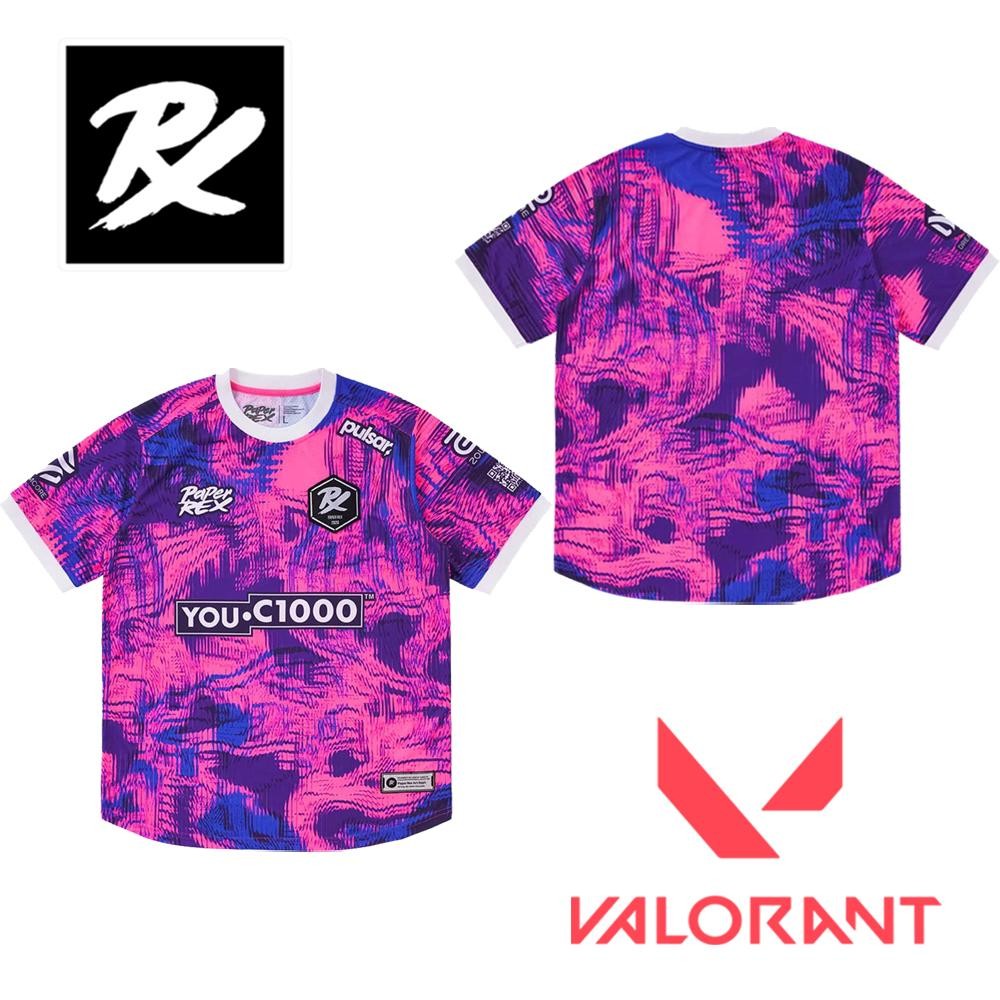 ชุดทีม Valorant Esports Club Paper Rex, ชุดฝึกซ้อมแห้งเร็วระบายอากาศได้ ...