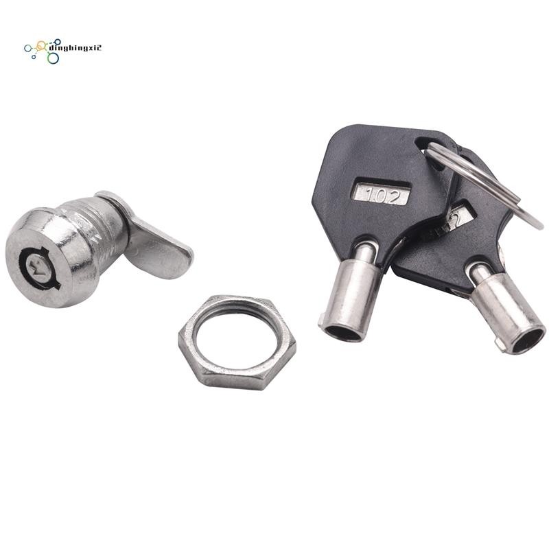 ตู้ประตู Quarter Turn Security Tubular Cam Lock w Keys | Shopee Thailand