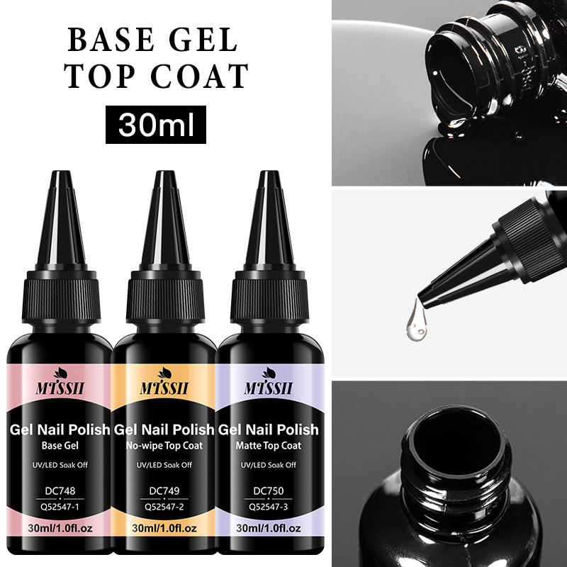 MTSSII 30ml ฐานเจล Top Coat Function เจลโปแลนด์ Soak Off UV Vernis กึ่งถาวรเล็บเล็บเจลเคลือบเงา ...