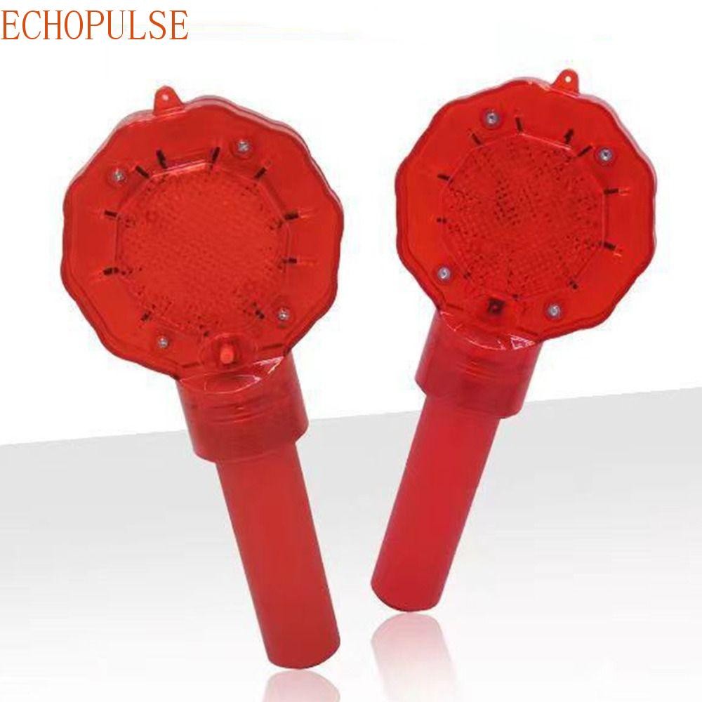 ECHOPULSE ไฟเตือนดอกพลัม, สัญญาณความปลอดภัยการจราจรมือถือสีแดง Beacon ...