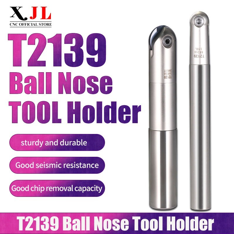 XJL T2139 Ball Nose Milling เครื่องตัดบาร์ BNM CNC Ball เครื่องมือ R5 ...