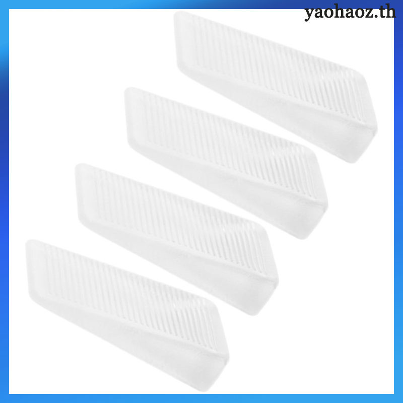 4pcs เฟอร์นิเจอร์รองขาโต๊ะ shim พลาสติกใสแก้ปัญหาเฟอร์นิเจอร์โยก ...
