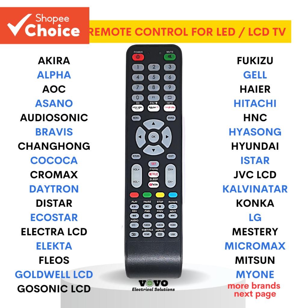 ใหม่ RM-L1210 Pro รีโมทคอนโทรลทีวีสําหรับ Sharp Hisense Skyworth Haier Panasonic LCD LED สมาร์ท ...