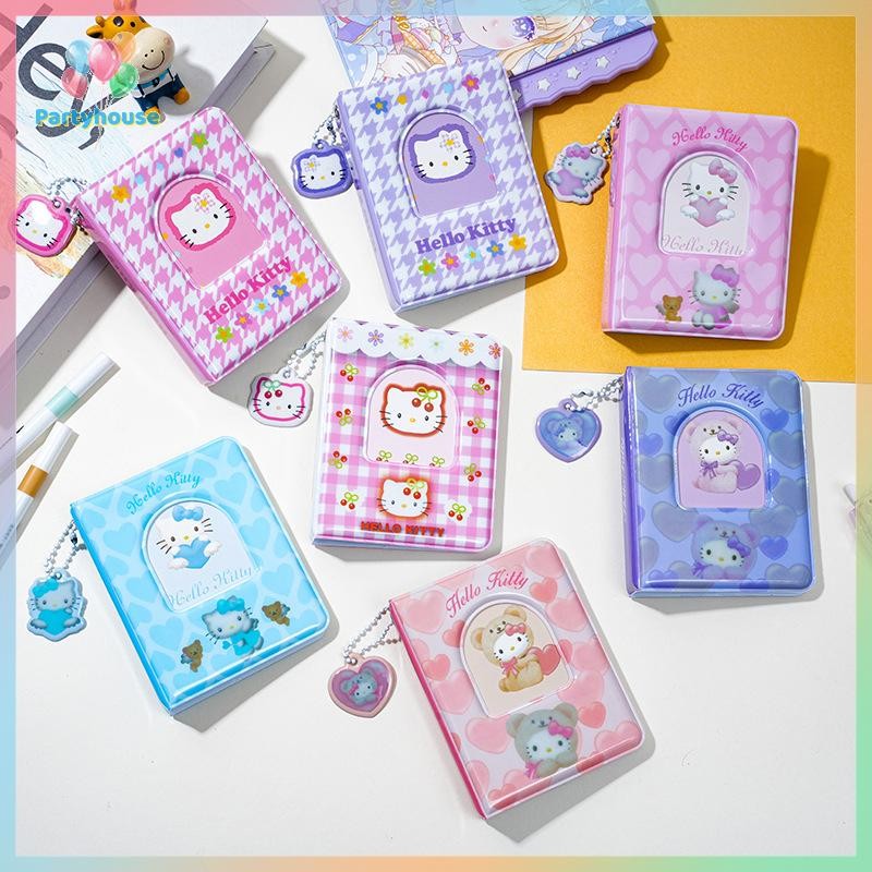 UVIG> 3 นิ้วโปสการ์ดหนังสือการ์ตูนHello Kittyอัลบั้มภาพ 36 กระเป๋าการ์ด ...