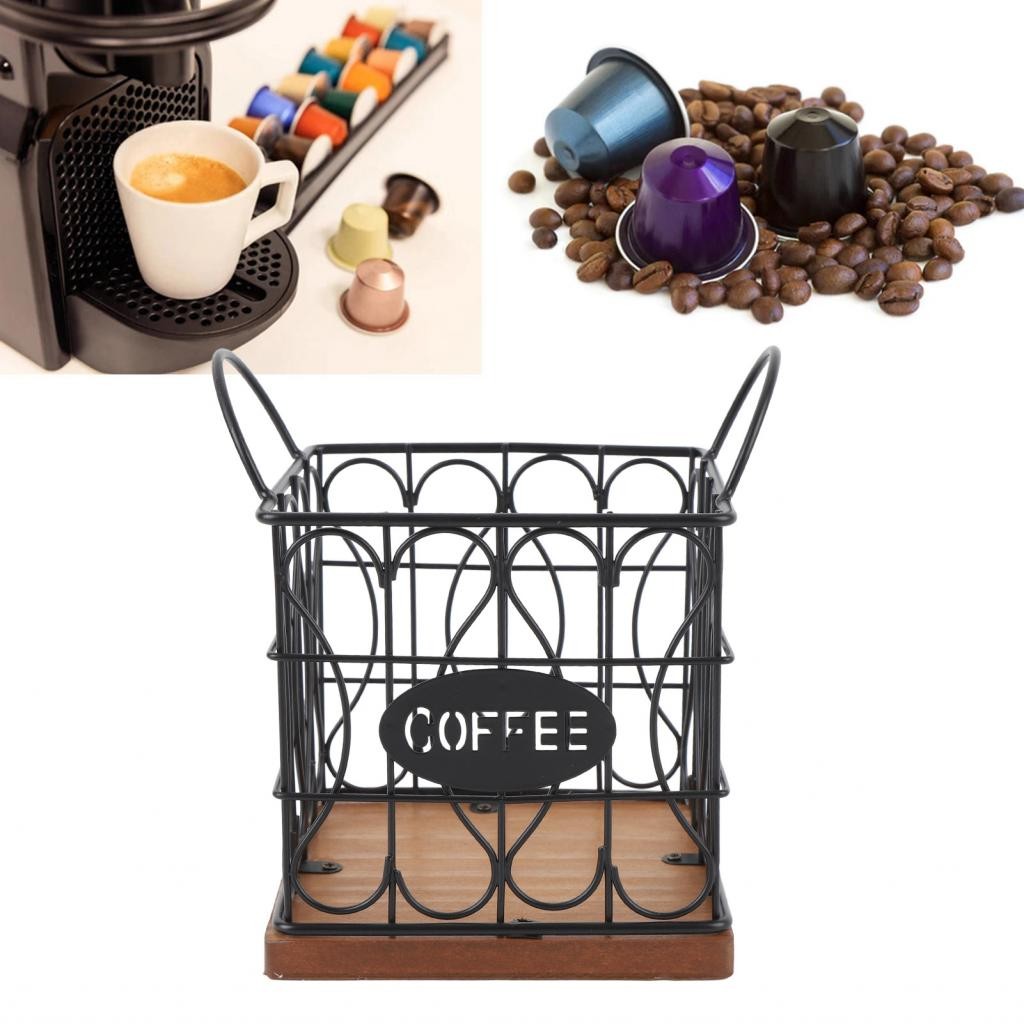 Coffee Pod Storage Basket Story Style Style Modern Fade Heder Organizer ...