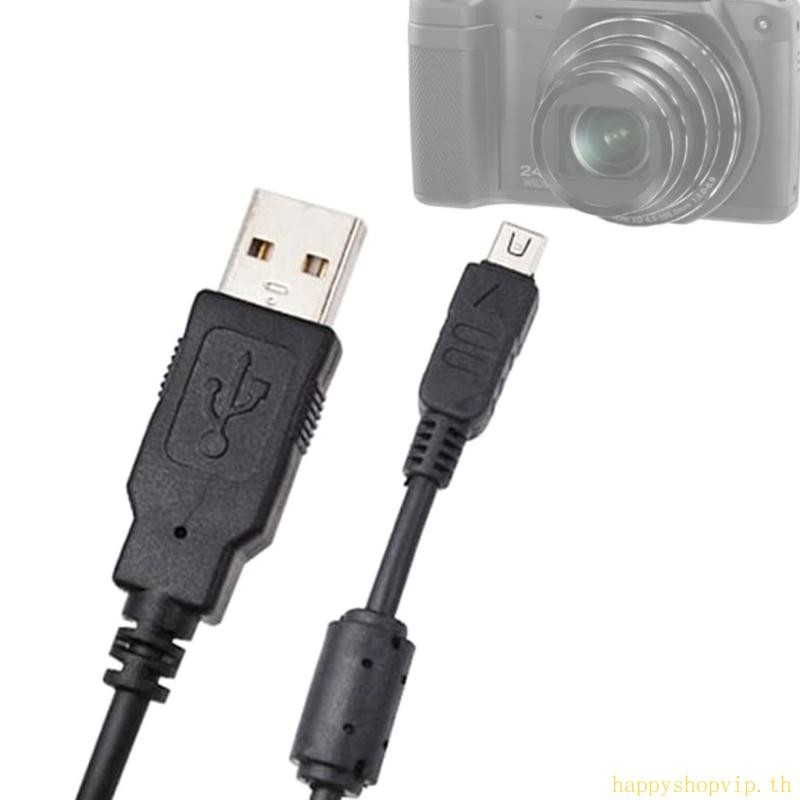 HSV USB Data Cord สายชาร์จสายไฟ 12pin สําหรับ Olympus CB-USB5 CB-USB6 ...