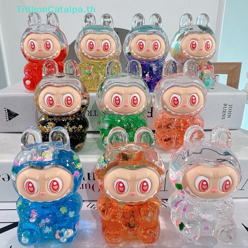 TrillionCatalpa Mini เรซิ่น Rabbu Miniature ตัวเลข 3D Luminous Little ...