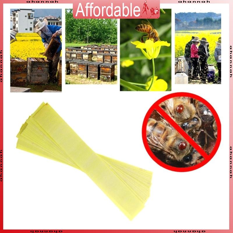 AH 20 ชิ้น Fluvalinate Strips Anti Varroa Mite Controller Instant ...