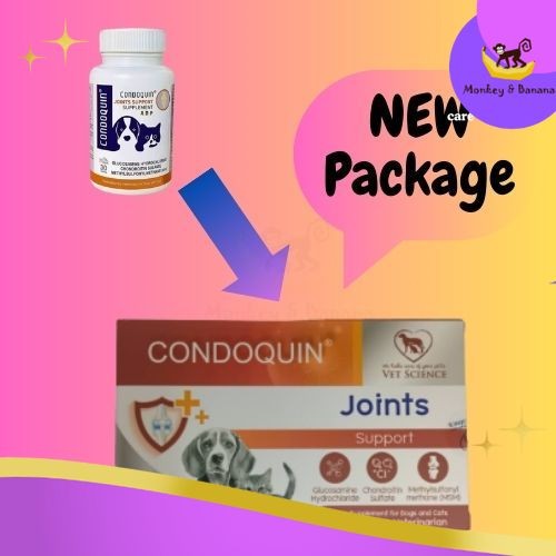 Condoquin บรรจุ 30 เม็ด (Exp.07/2026) แบบกล่อง อาหารเสริมบำรุงข้อในน้อง ...