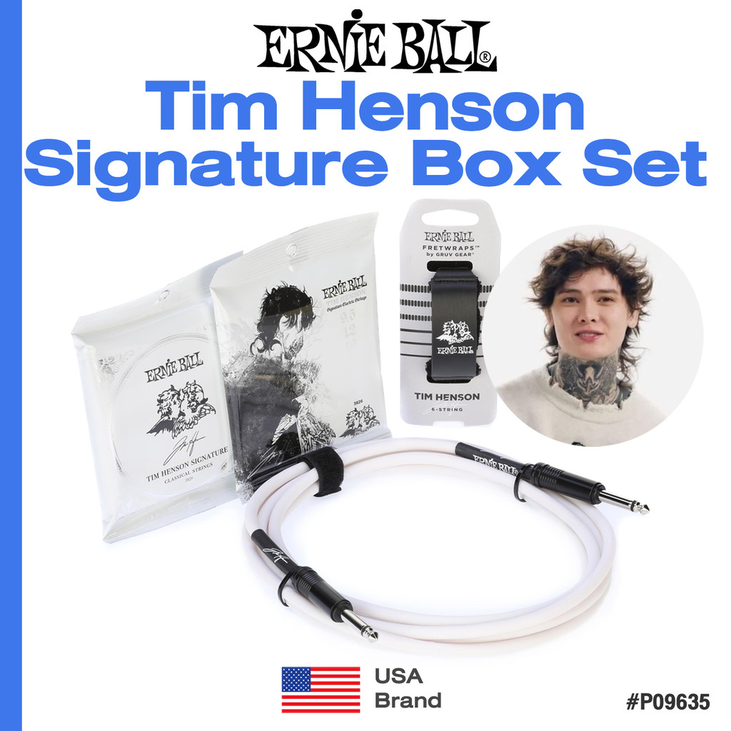 Ernie Ball® Tim Henson Signature Strings and Accessories Bundle สาย ...